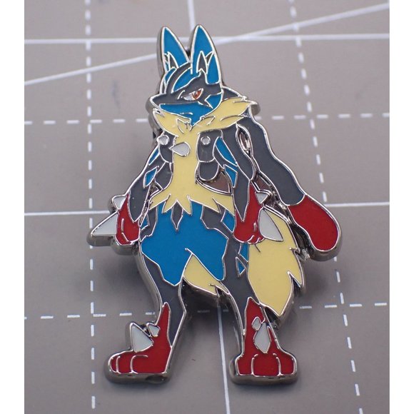 Pokemon | Accessories | Aura Guardian Pokemon Lucario Lapel Pin | Poshmark